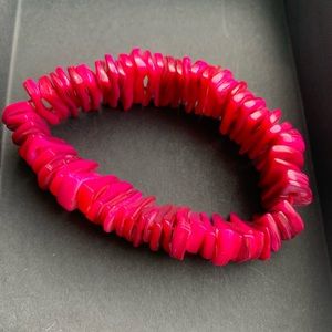 Jewelry | Vintage Unique Purple Pink Shell Bracelet | Poshmark